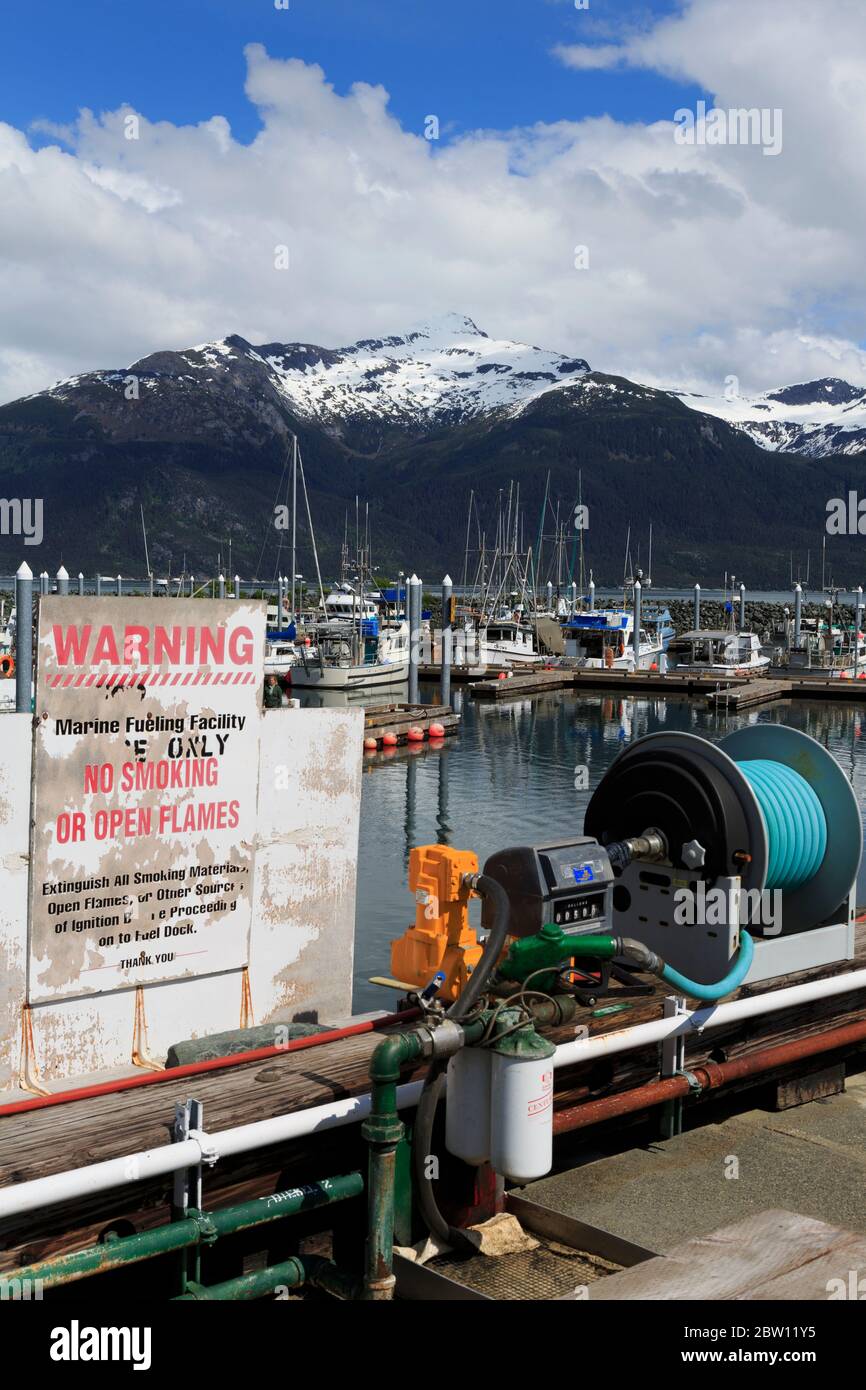 Small Boat Harbor, Haines, Lynn Canal, Alaska, USA Stock Photo - Alamy