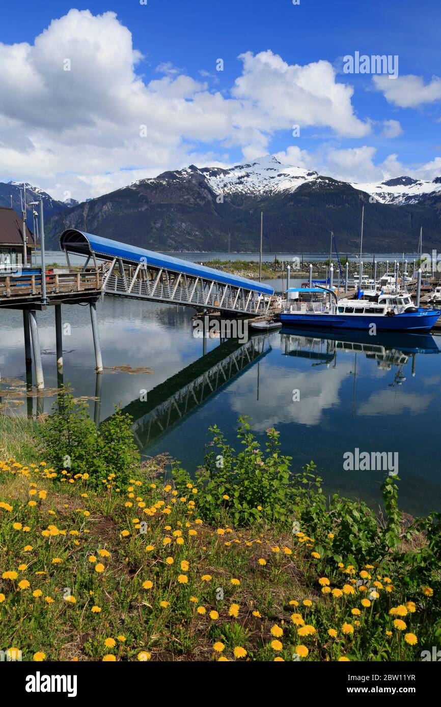 Small Boat Harbor, Haines, Lynn Canal, Alaska, USA Stock Photo - Alamy