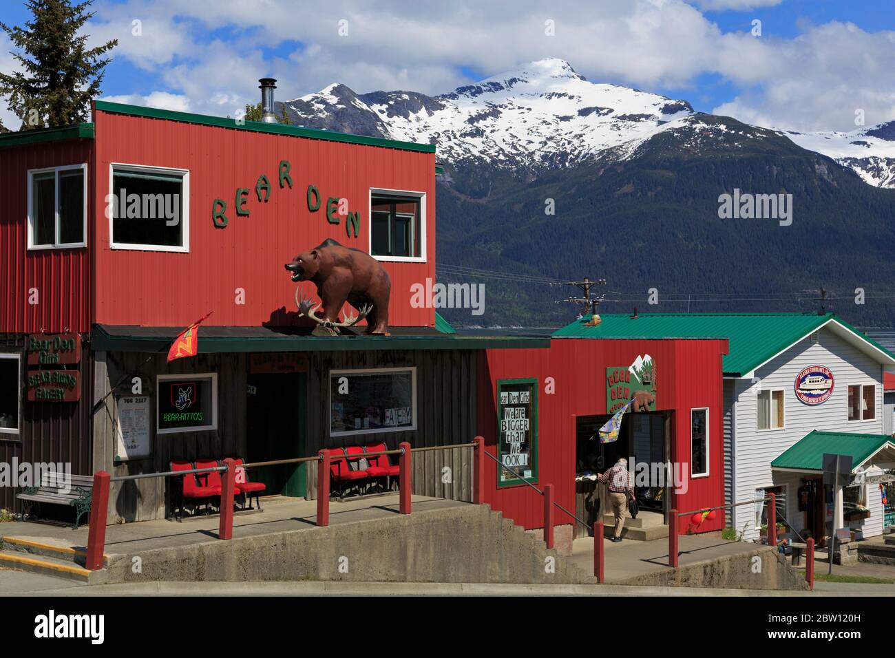 Main Street, Haines, Lynn Canal, Alaska, USA Stock Photo - Alamy