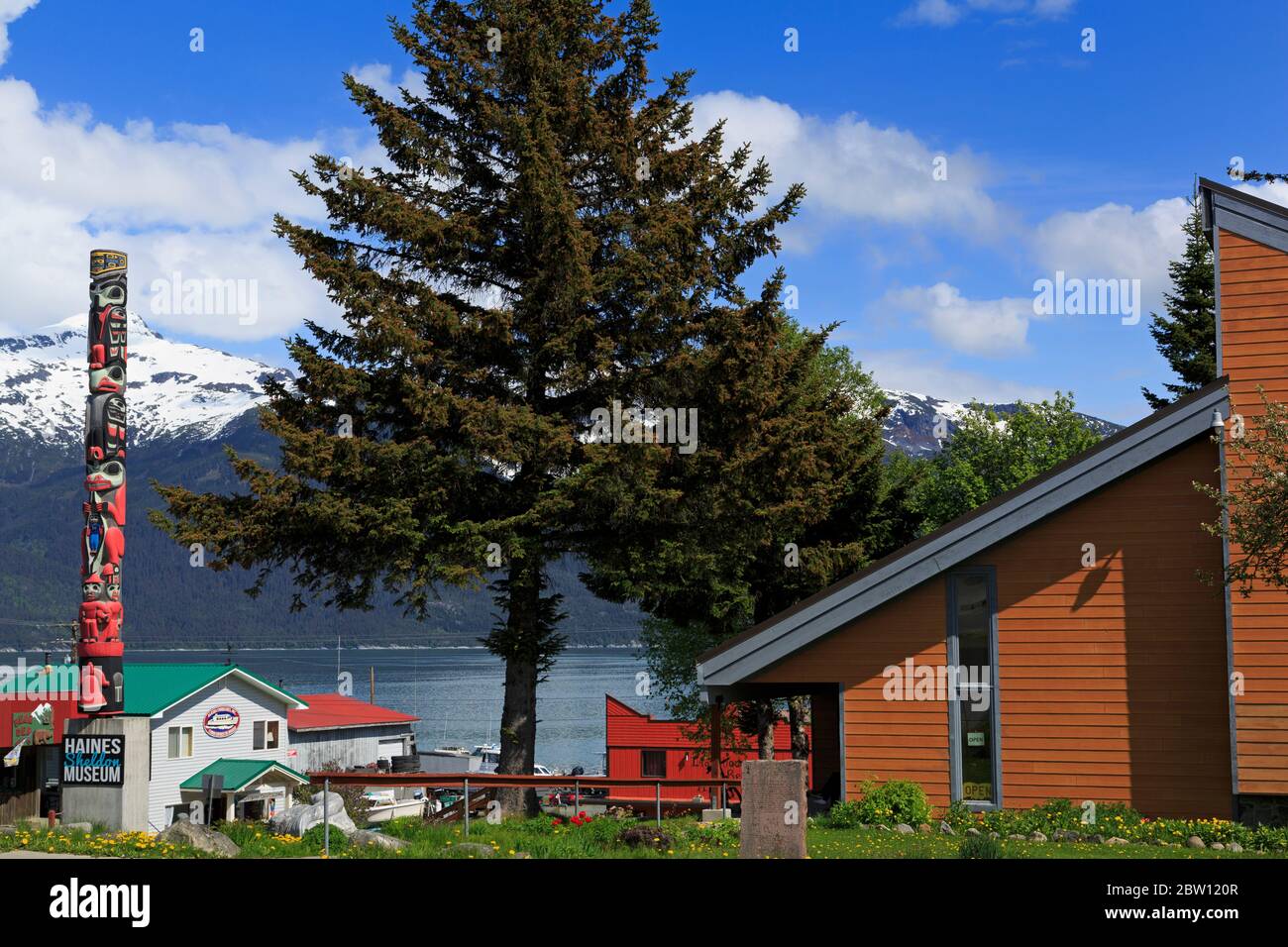 Sheldon Museum, Haines, Lynn Canal, Alaska, USA Stock Photo - Alamy