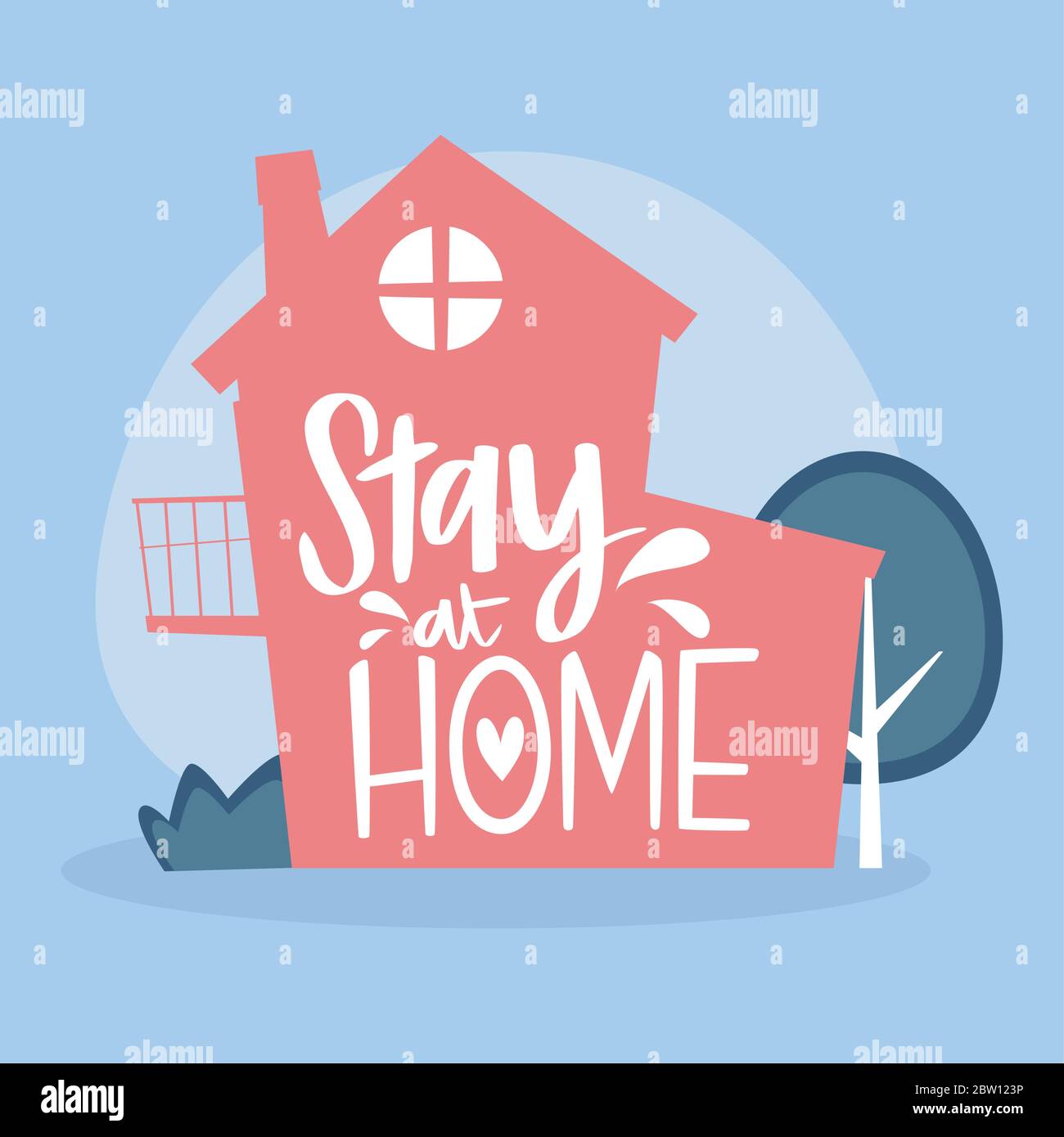 Stay at home poster Stock Vector Image & Art - Alamy