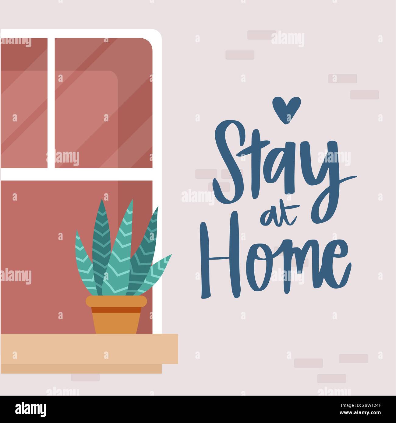 Stay at home poster Stock Vector Image & Art - Alamy