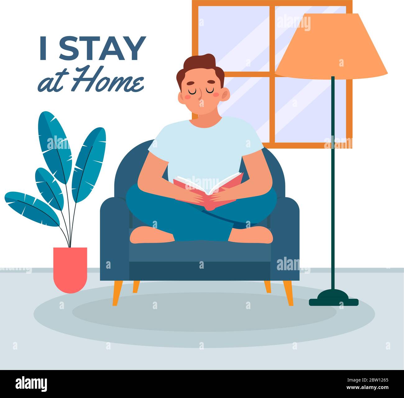 Stay at home poster Stock Vector Image & Art - Alamy