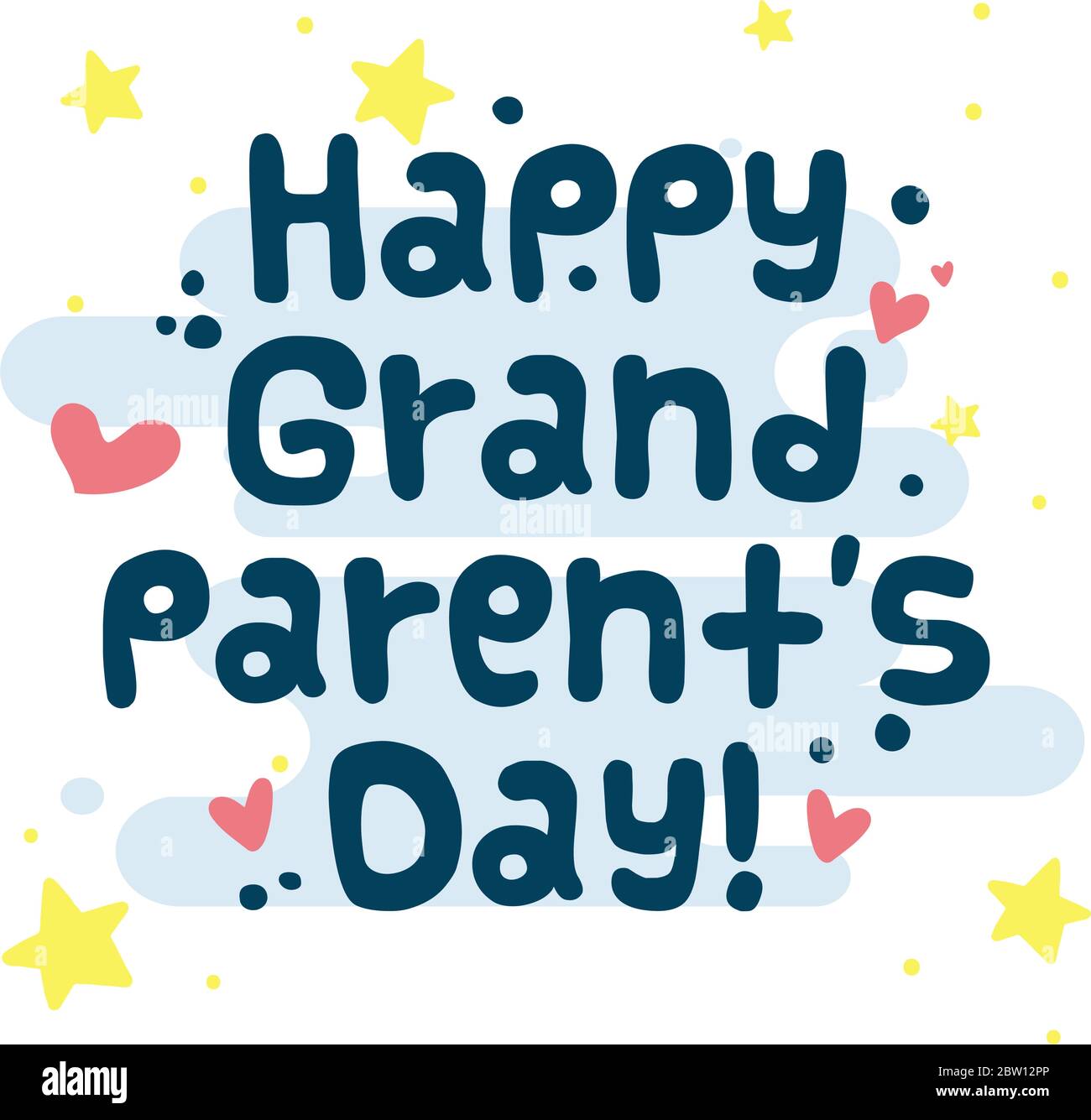 Happy grandparents day card Stock Vector Image & Art - Alamy