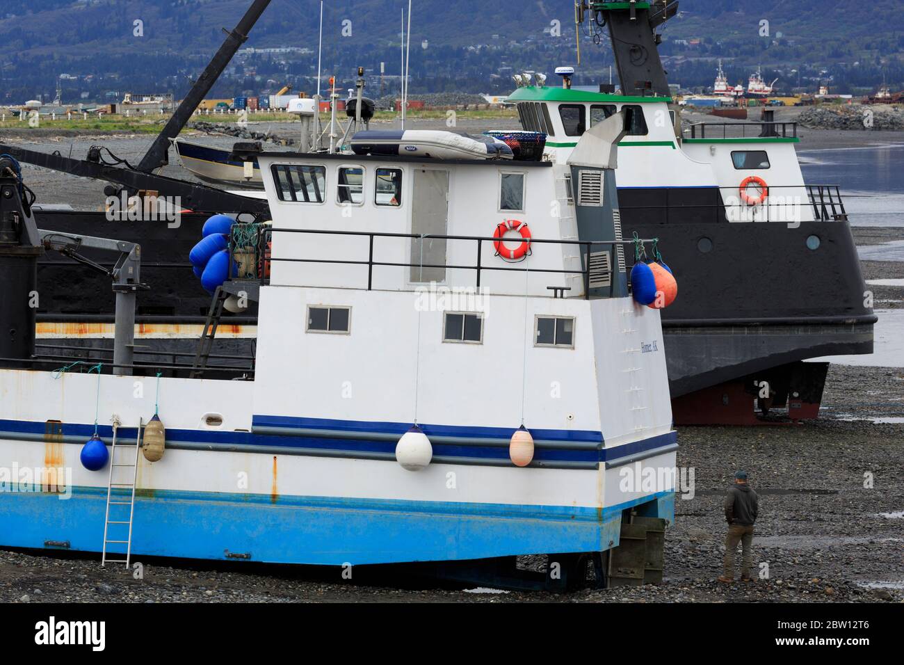 Fishing Boats, Homer, Alaska, USA Stock Photo - Alamy