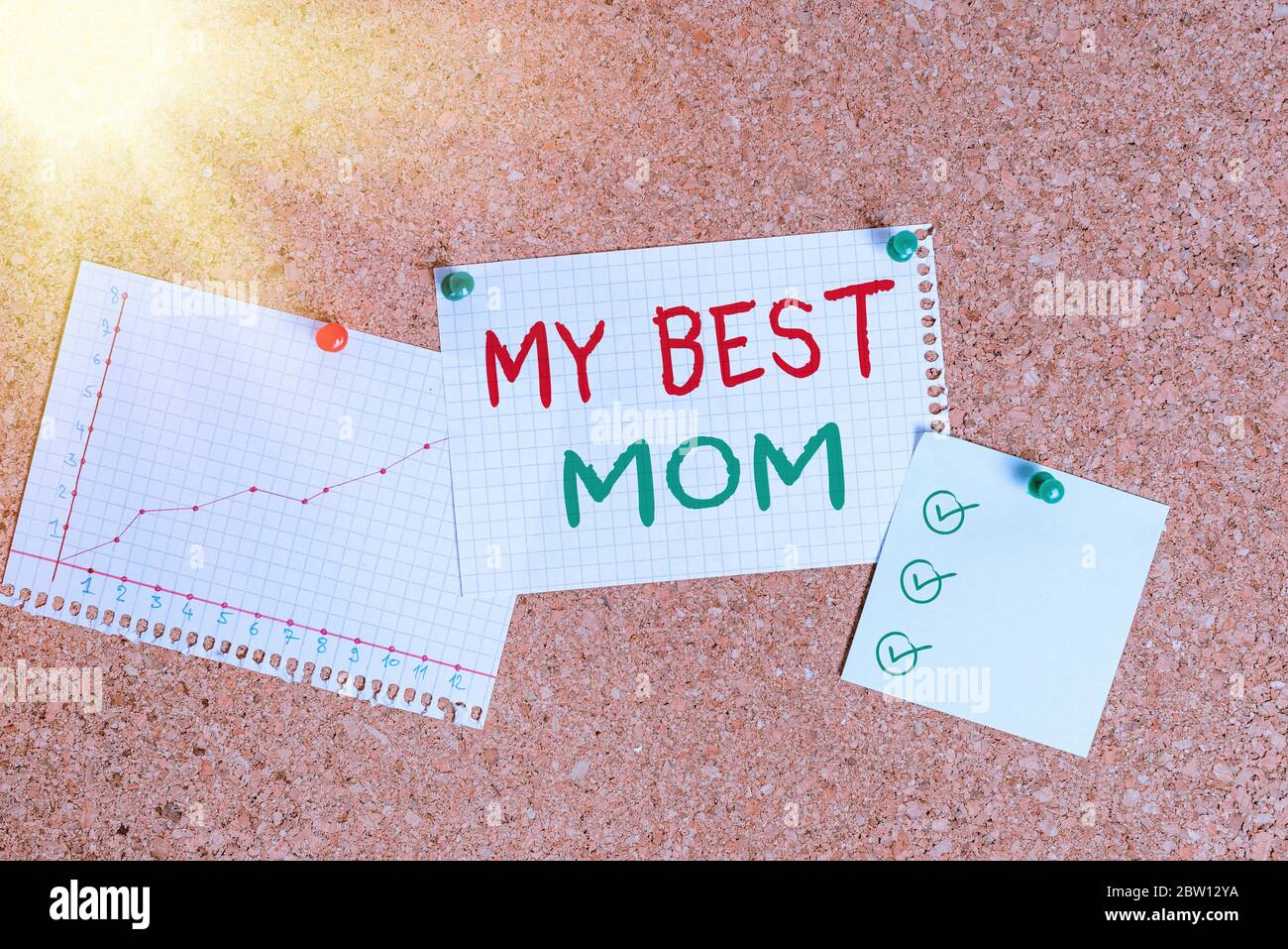 Writing note showing My Best Mom. Business concept for Appreciation for ...