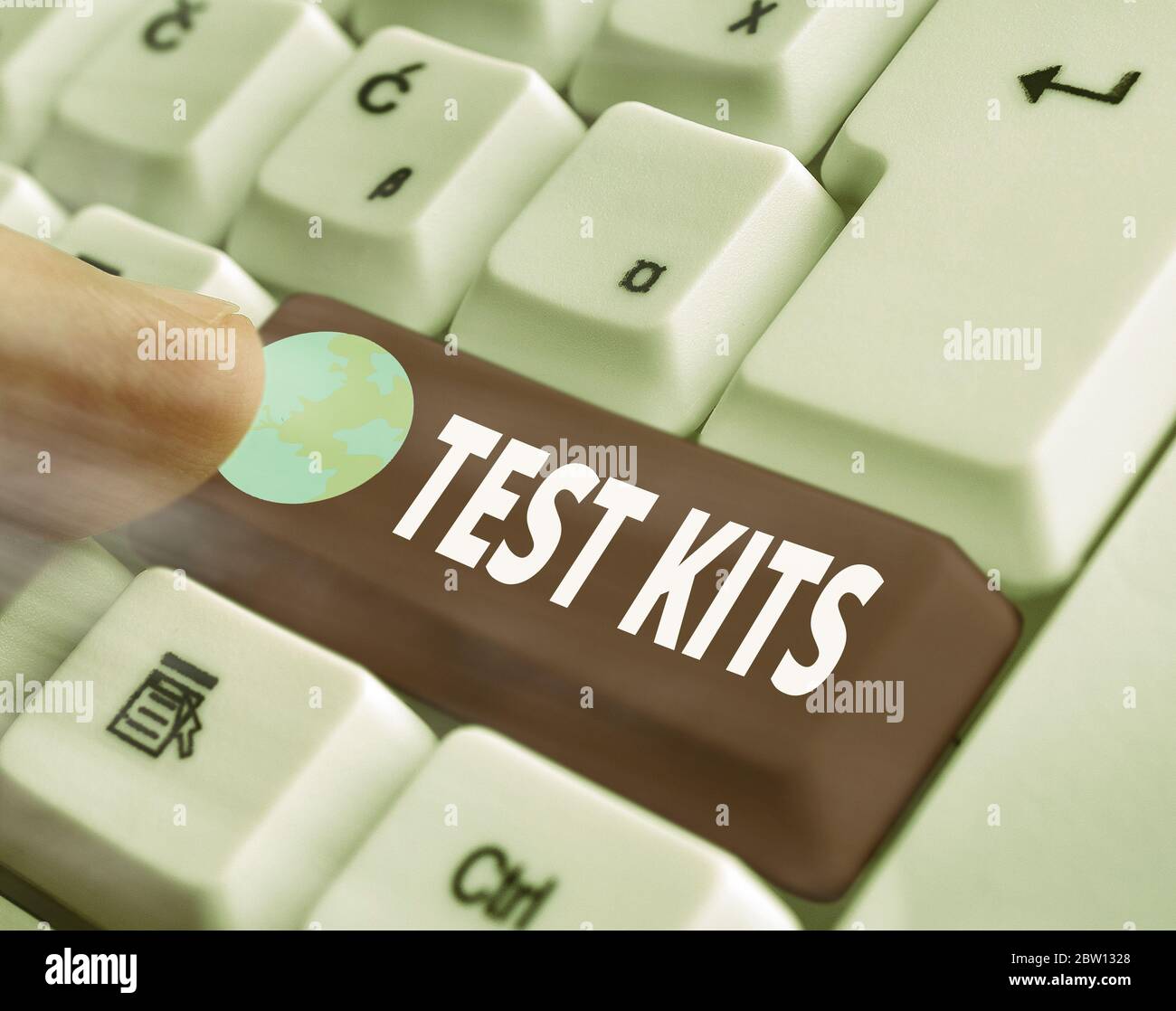 Conceptual hand writing showing Test Kits. Concept meaning tools used ...