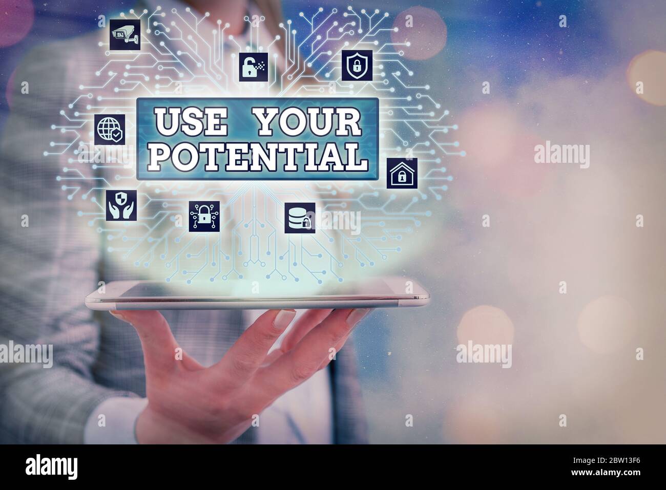 Conceptual hand writing showing Use Your Potential. Concept meaning ...