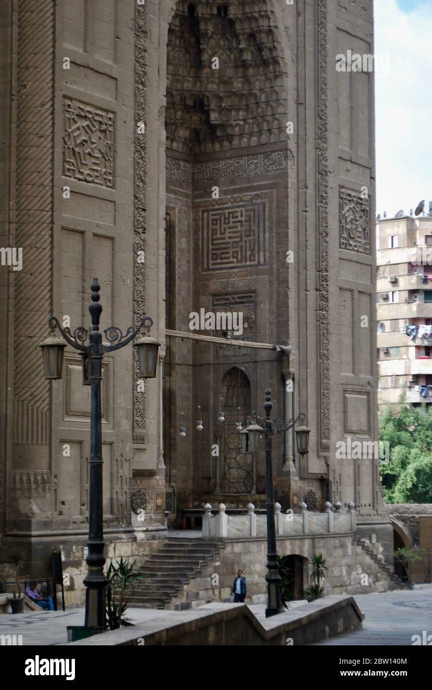 exterior porch, Sultan Rifay mosque, Cairo, Egypt Stock Photo - Alamy