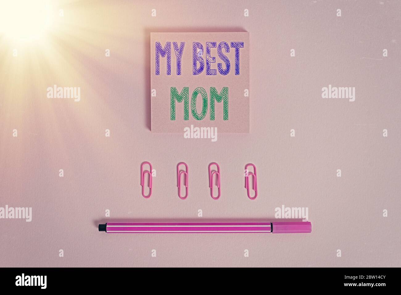 Word writing text My Best Mom. Business photo showcasing Appreciation ...