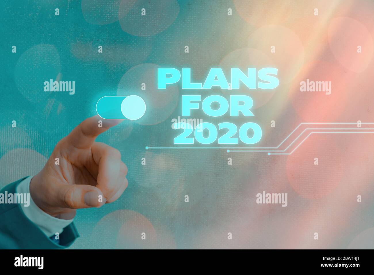 Conceptual hand writing showing Plans For 2020. Concept meaning an ...