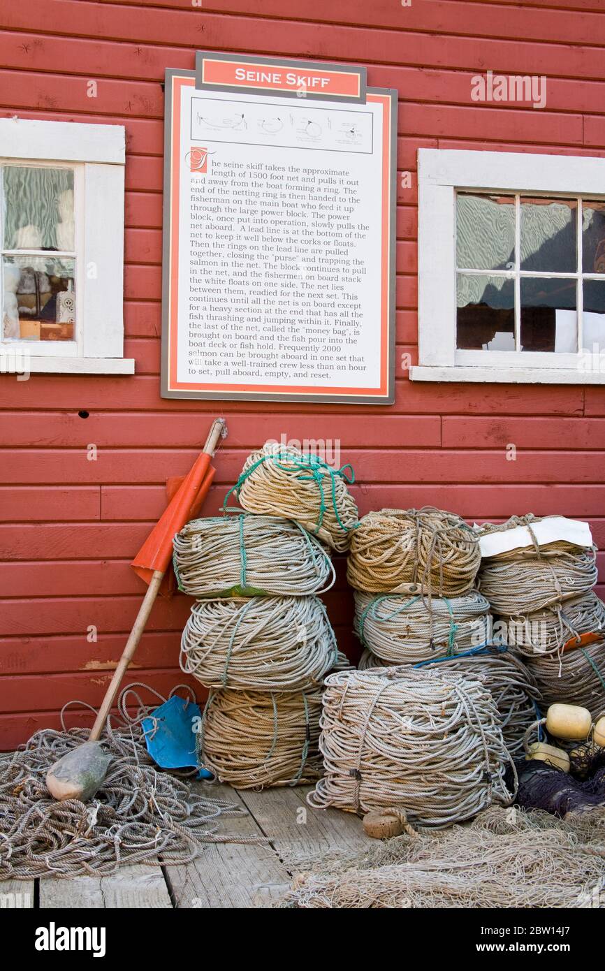 Fishing exhibit at Icy Strait Point Cannery Museum, Hoonah City ...