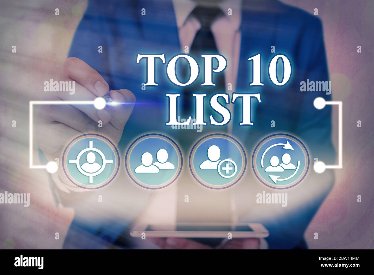 Word writing text Top 10 List. Business photo showcasing the ten most ...
