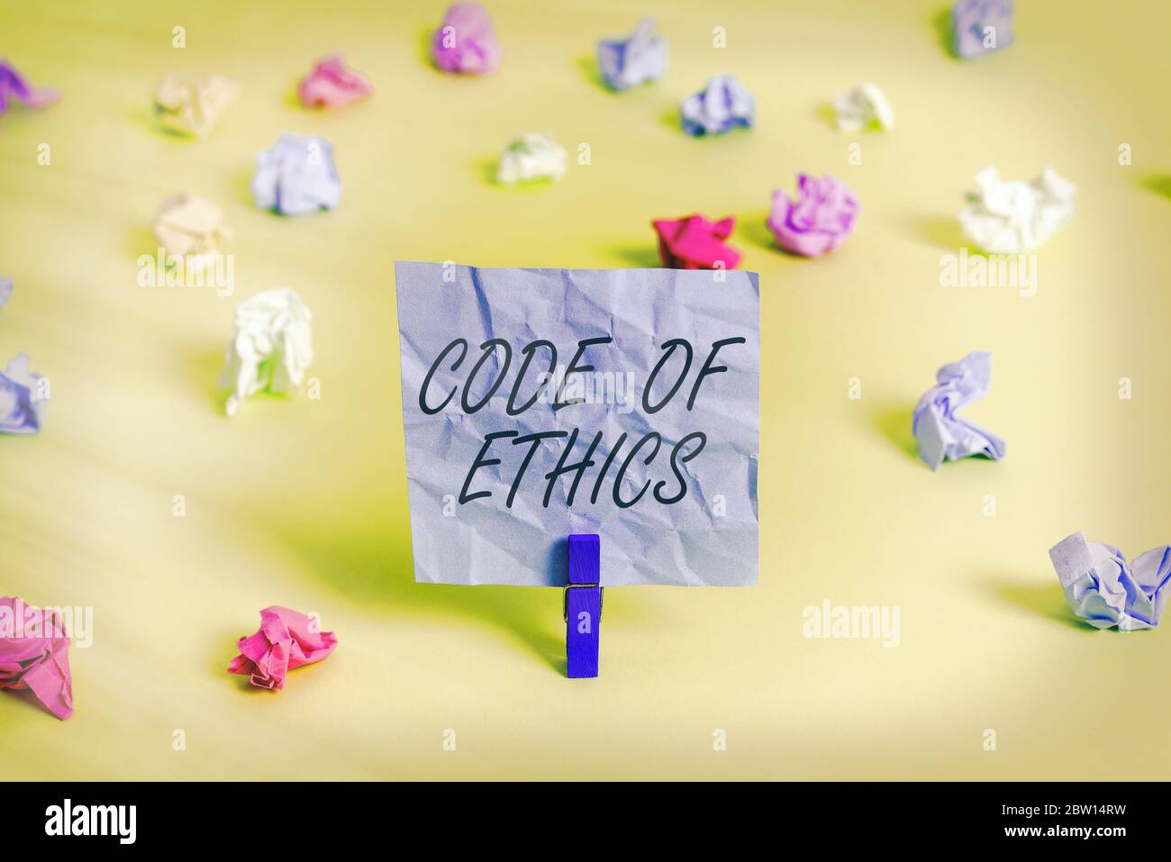 Handwriting text Code Of Ethics. Conceptual photo basic guide for ...