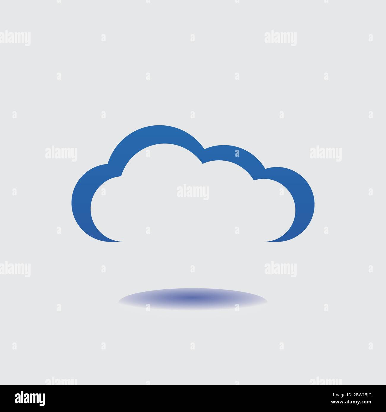 Cloud template vector icon illustration design Stock Vector Image & Art ...