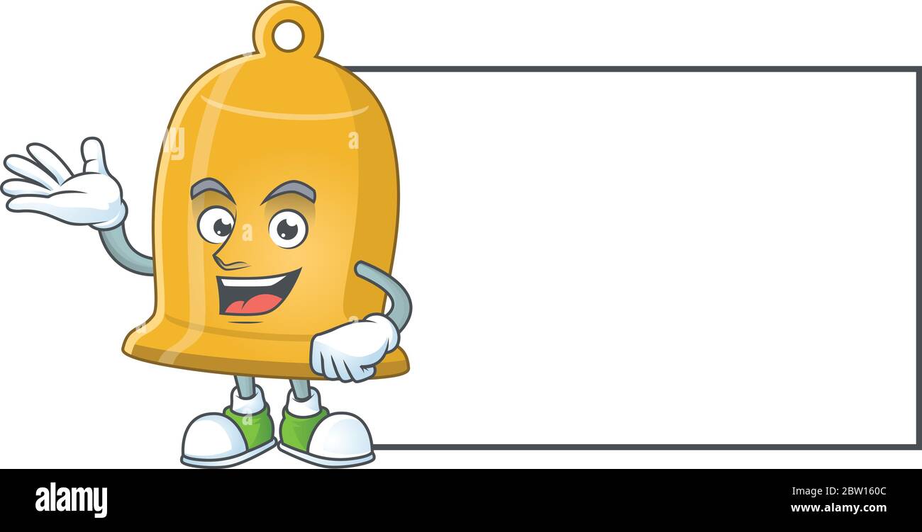 A caricature drawing of bell with board Stock Vector Image & Art - Alamy