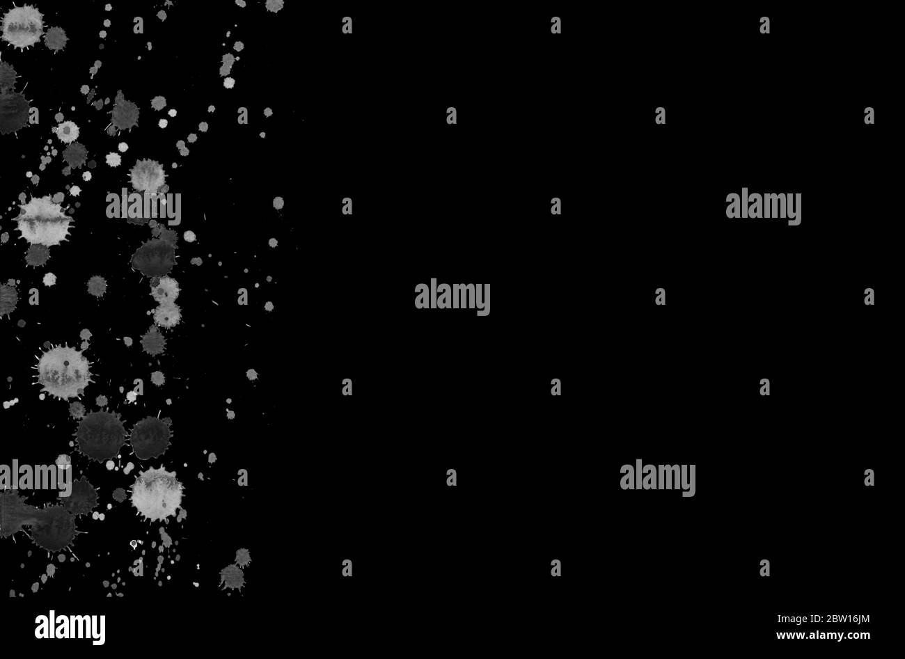 abstract watercolor texture with splashes and spatters. White paint ...