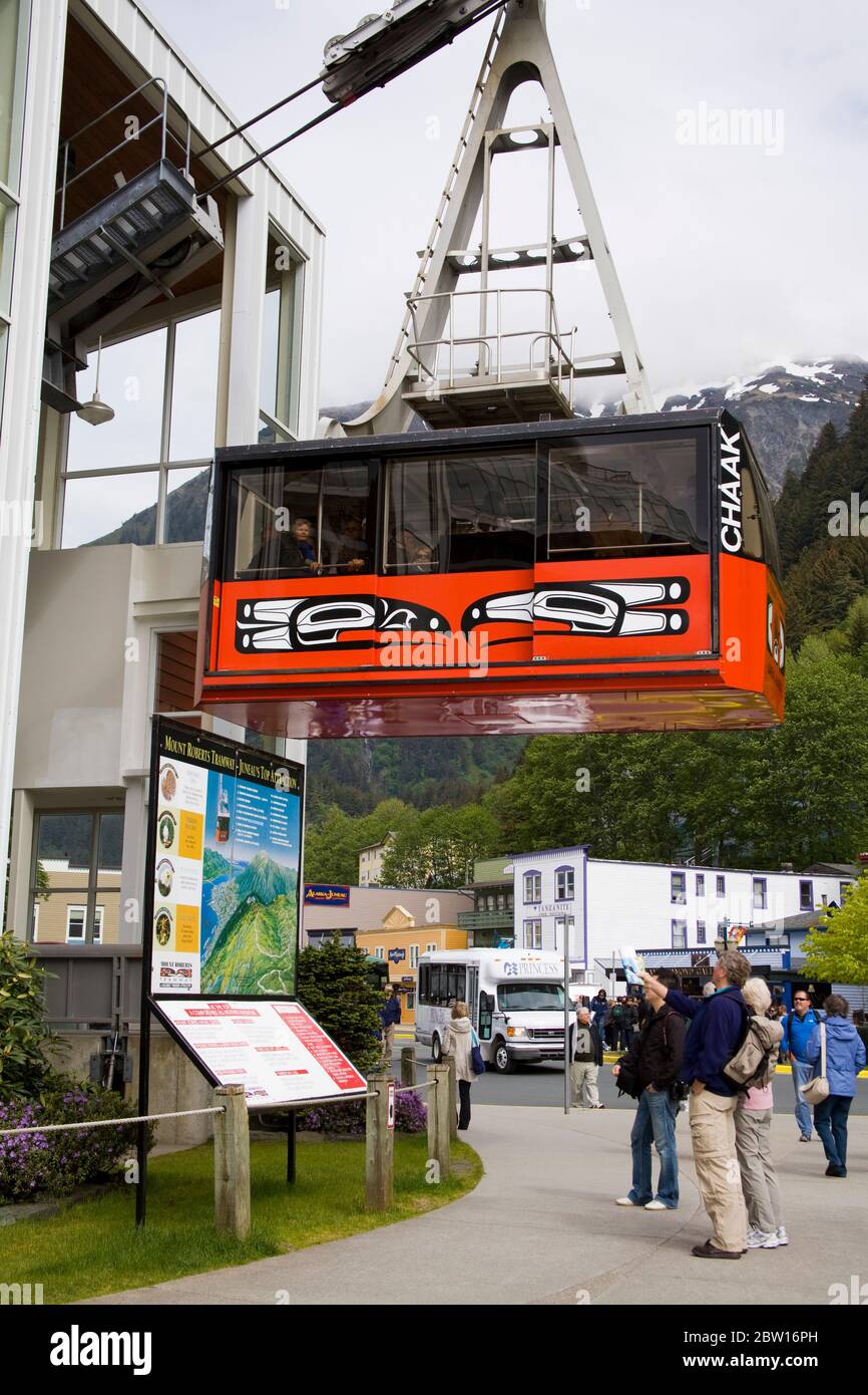 Mount Roberts Tramway, Juneau, Southeast Alaska, USA Stock Photo - Alamy