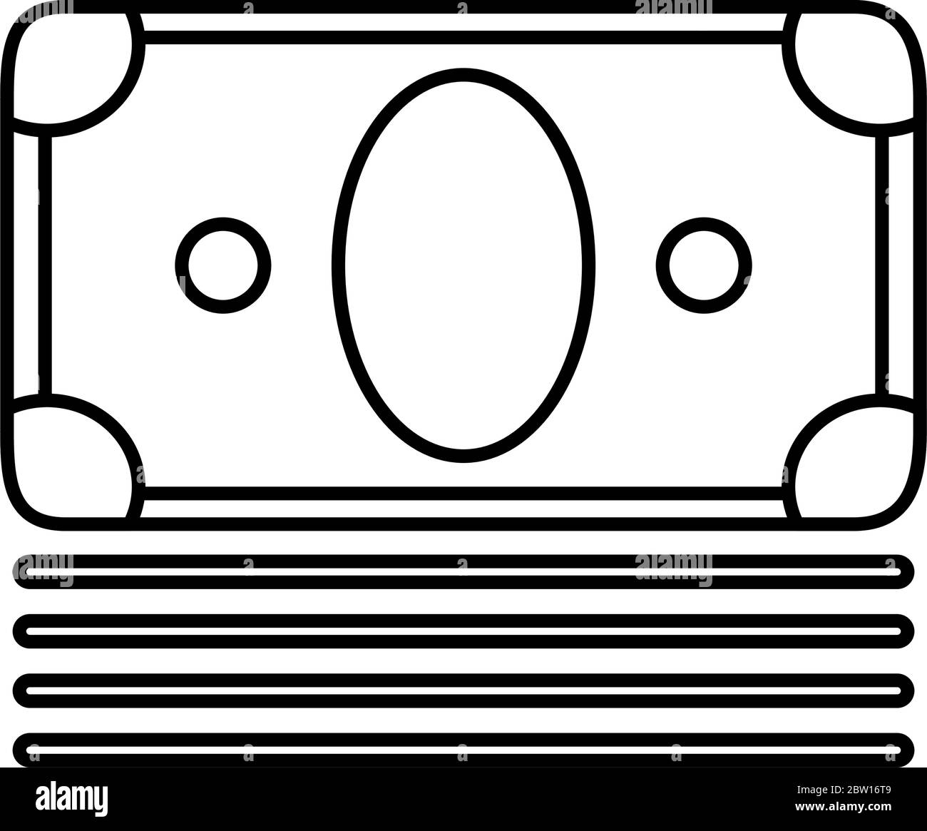 stack of banknote money marketing and e-commerce vector illustration ...
