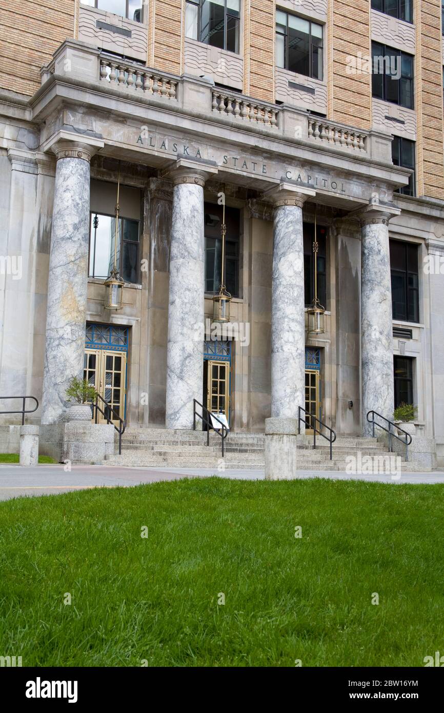 Alaska state capital building juneau hi-res stock photography and ...