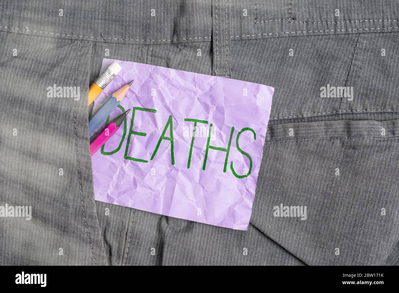 Conceptual hand writing showing Deaths. Concept meaning permanent ...