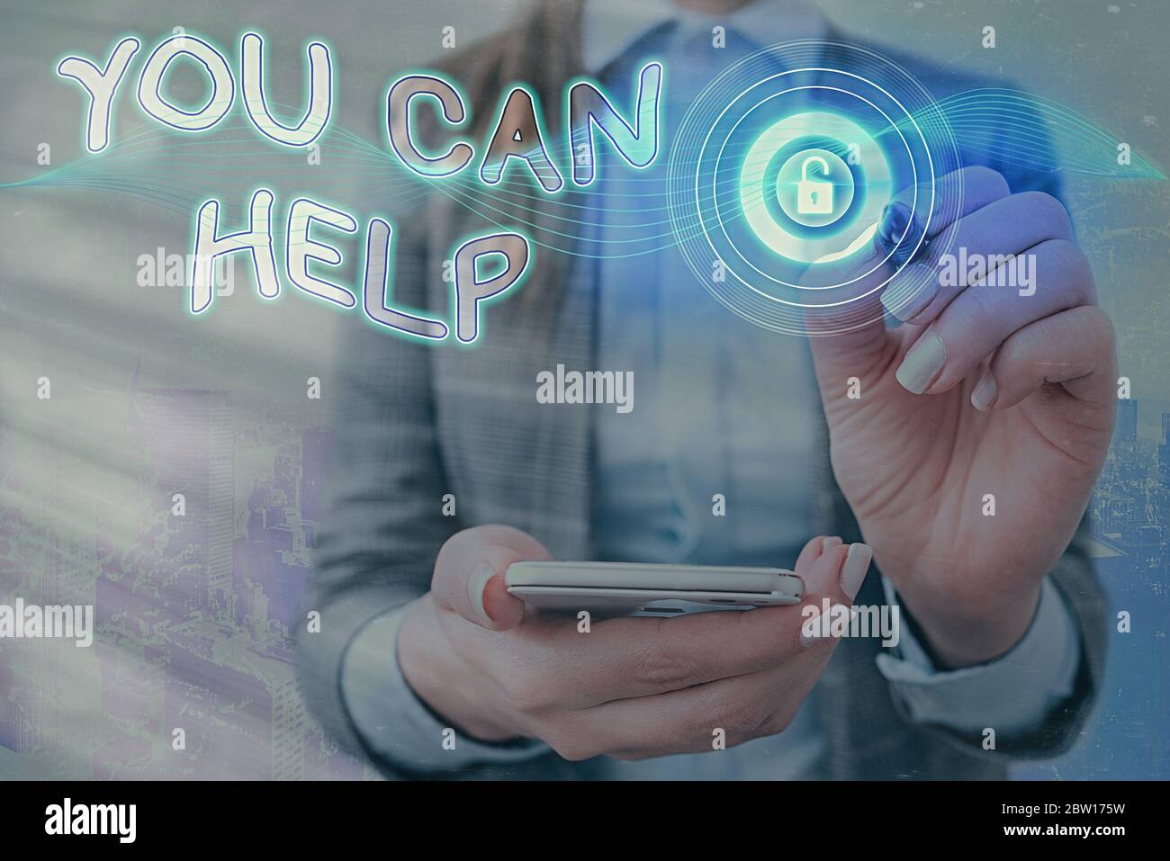 Handwriting text You Can Help. Conceptual photo do something official ...