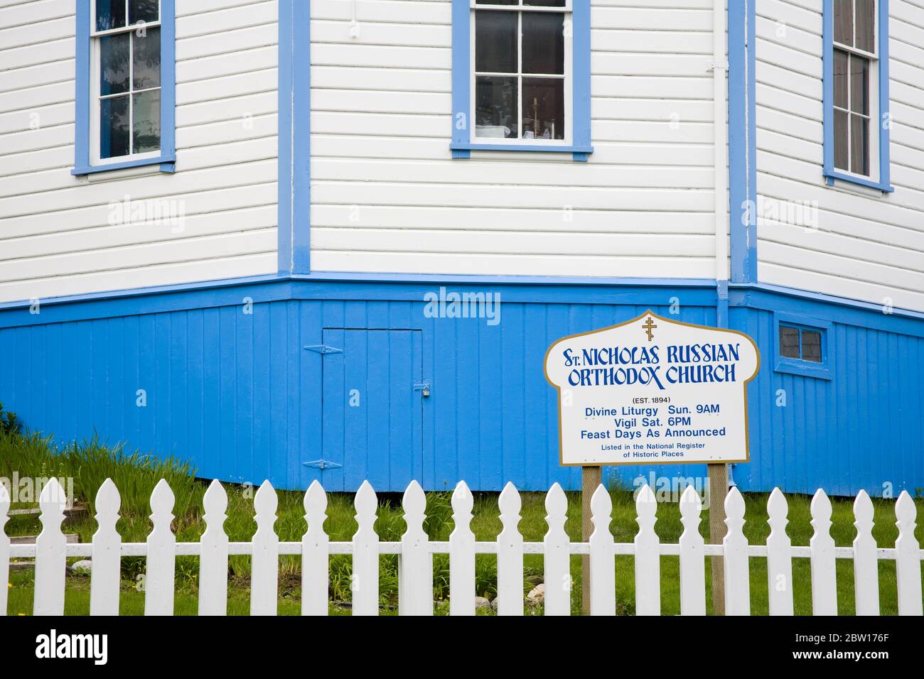 Alaska St Nicholas Russian Orthodox High Resolution Stock Photography ...