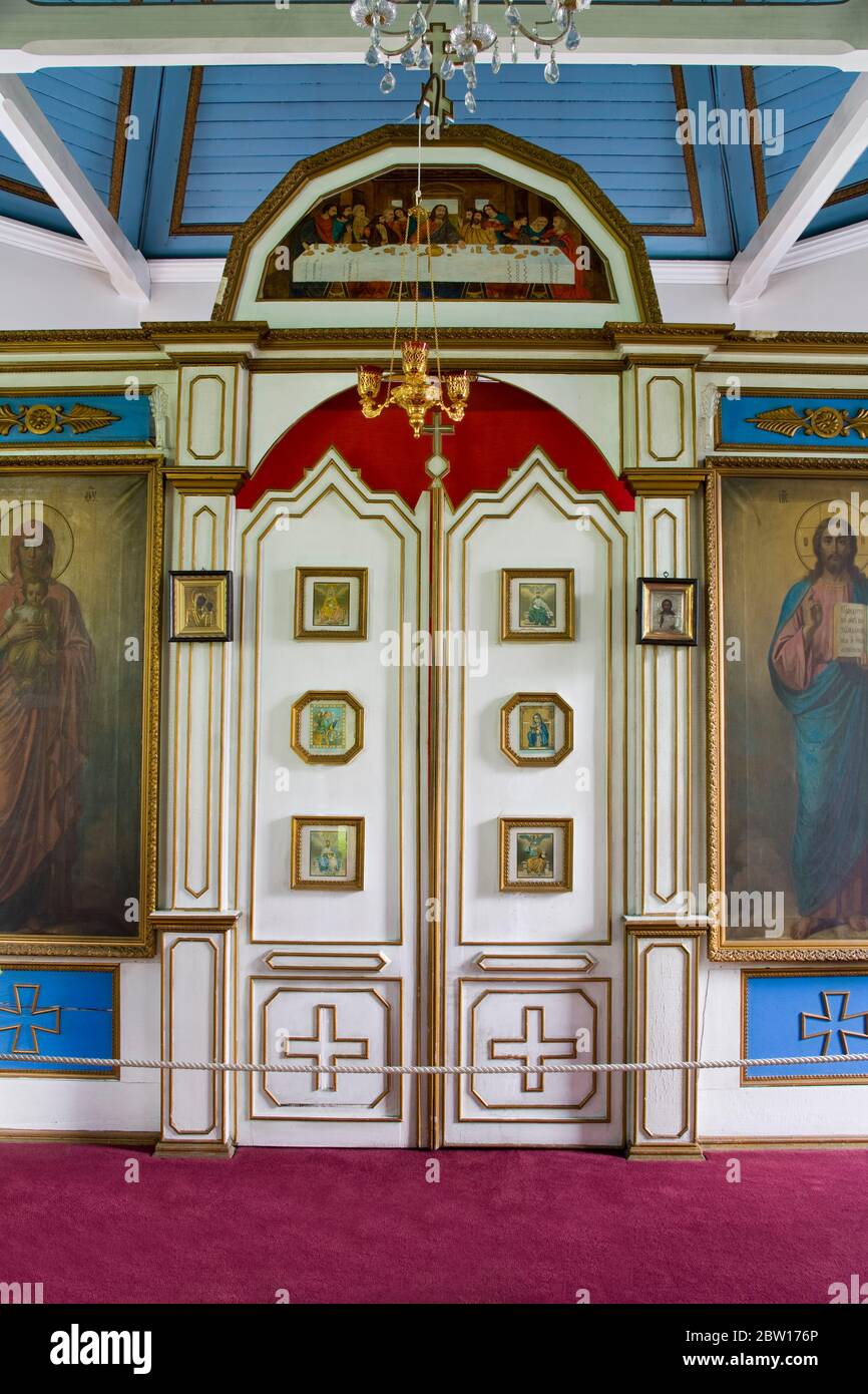 St. Nicholas Russian Orthodox Church, Juneau, Southeast Alaska, USA ...