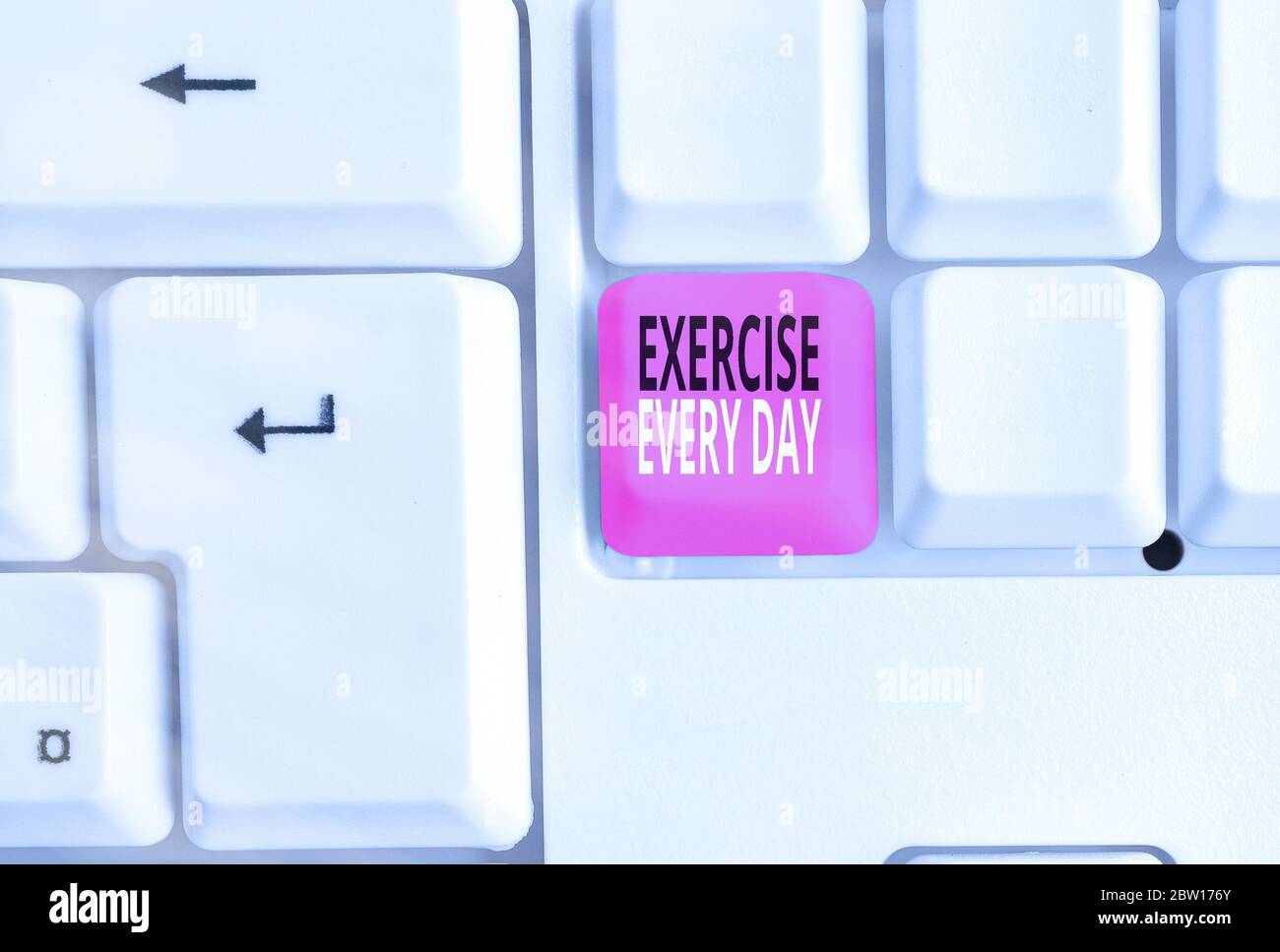Word writing text Exercise Every Day. Business photo showcasing move ...