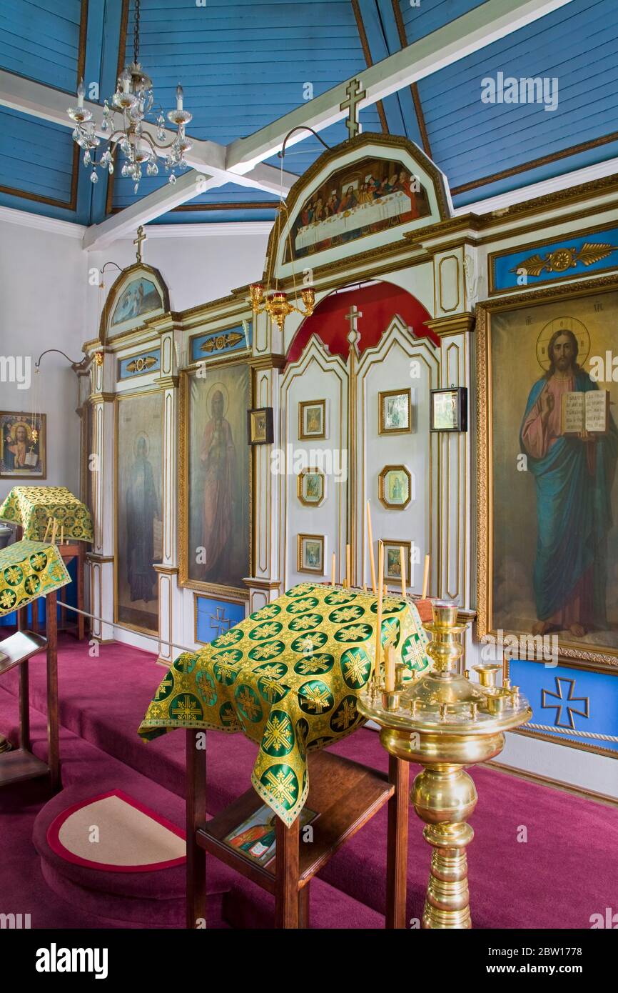 Alaska St Nicholas Russian Orthodox High Resolution Stock Photography ...
