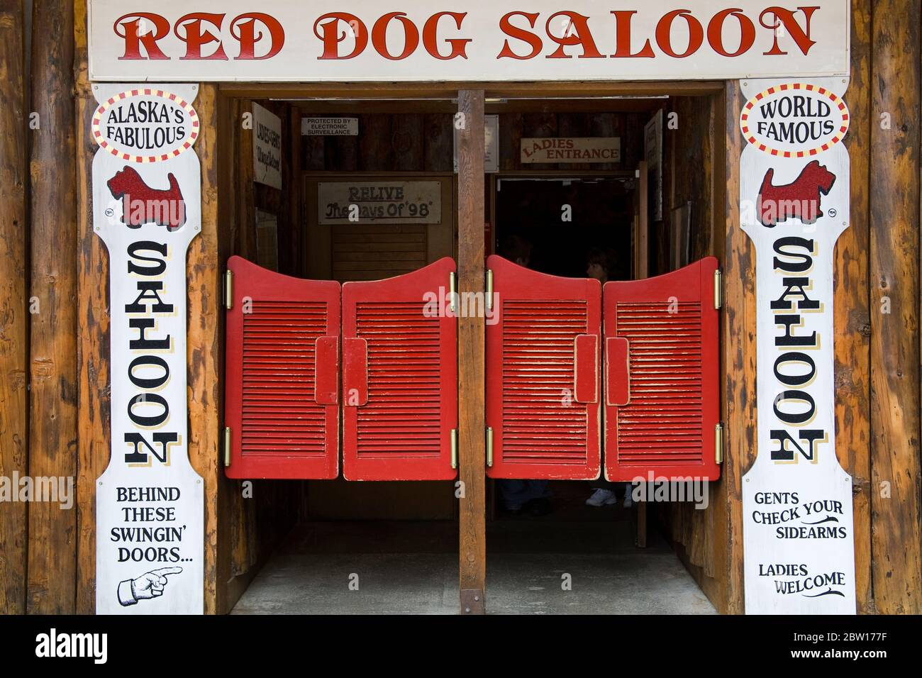 Red Dog Saloon in Juneau, Southeast Alaska, USA Stock Photo - Alamy