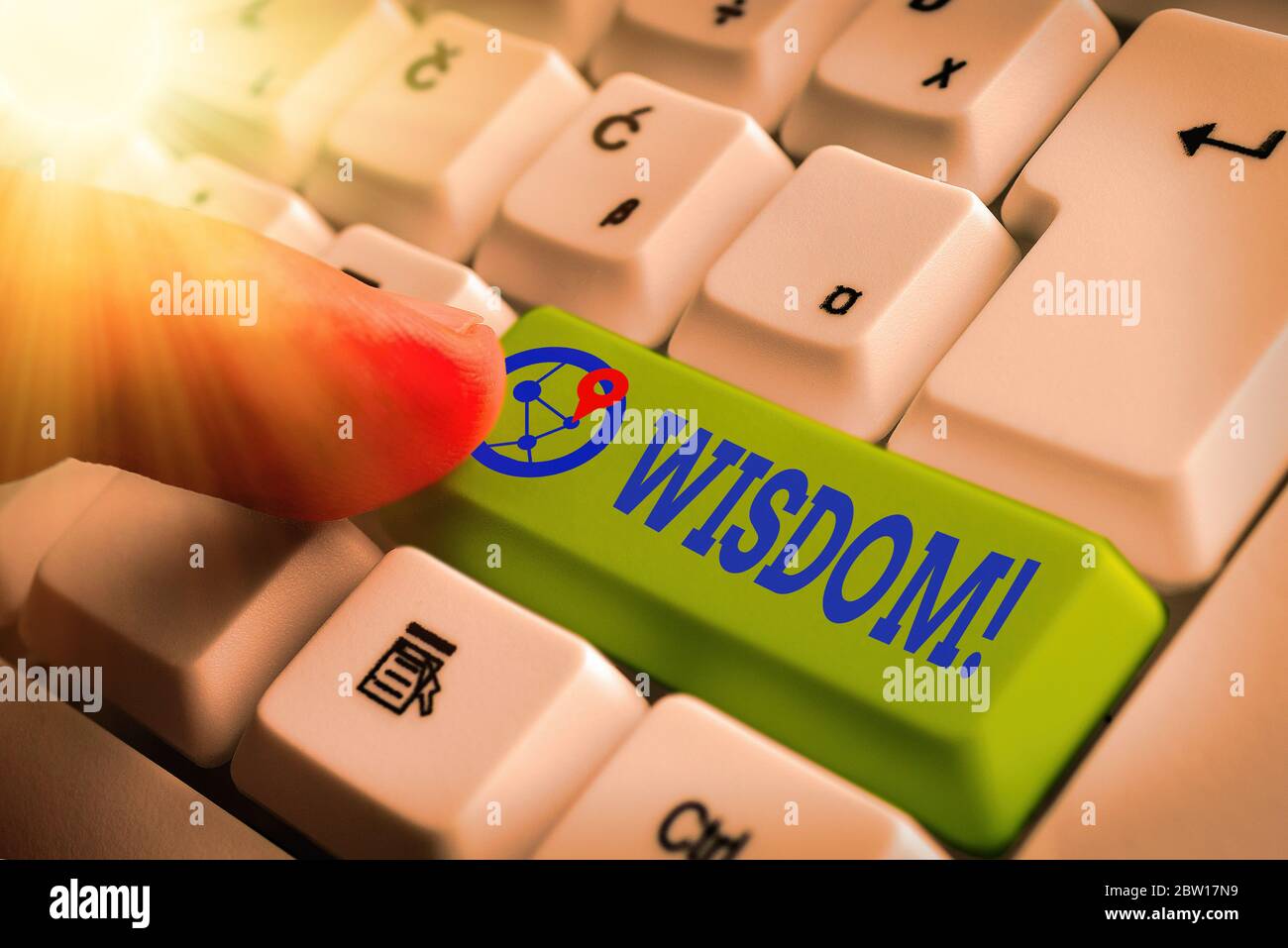 Handwriting text writing Wisdom. Conceptual photo the ability to use ...