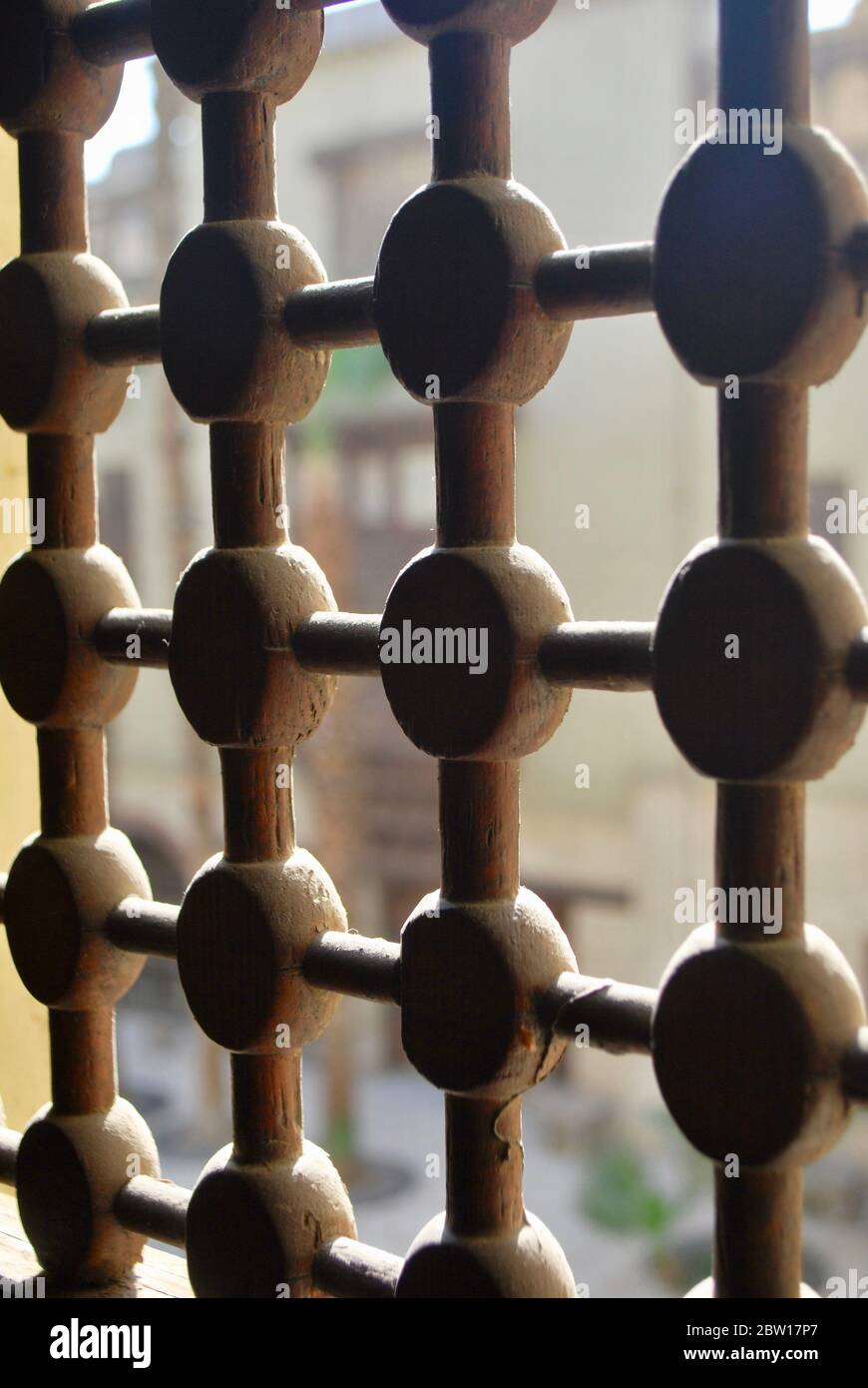 traditional window, Coptic Museum, Coptic Cairo, Cairo, Egypt Stock ...
