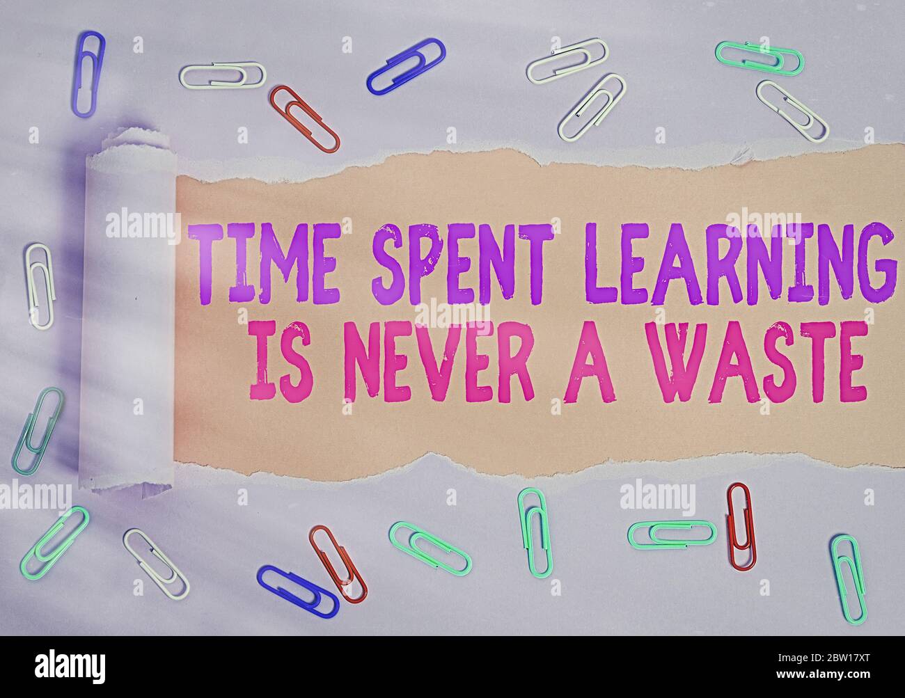 Conceptual hand writing showing Time Spent Learning Is Never A Waste ...