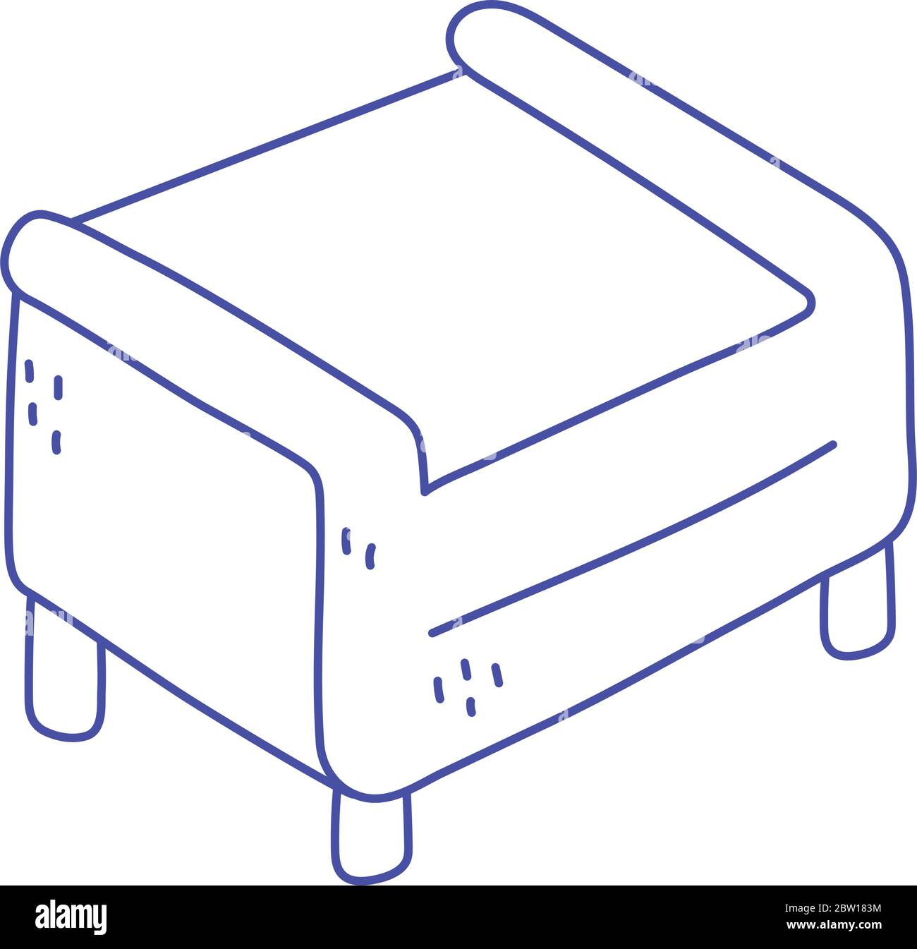 footrest furniture comfort isolated icon design vector illustration ...