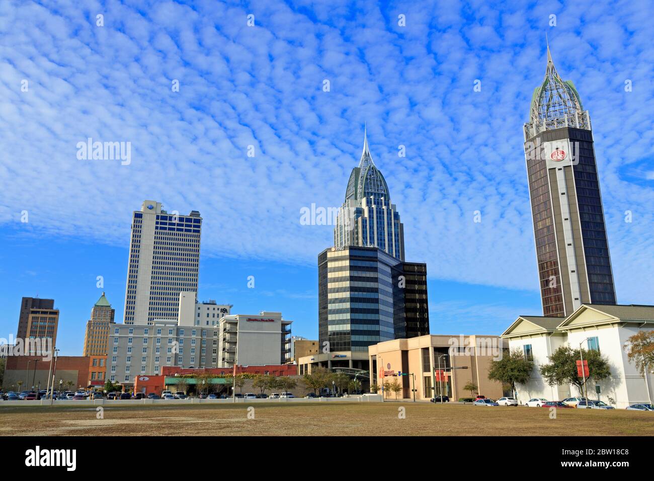 Skyscrapers in Mobile, Alabama, USA Stock Photo - Alamy
