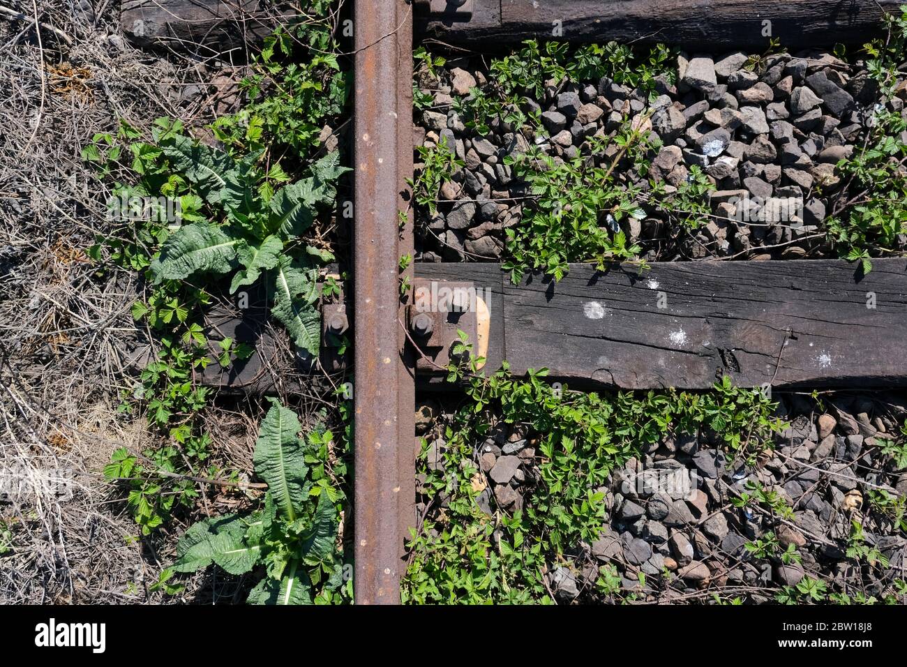 Train tracks detail hi-res stock photography and images - Alamy