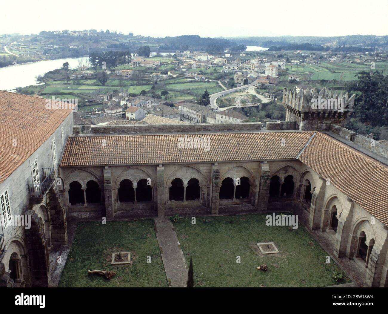 EXTERIOR-CLAUSTRO. Location: CATEDRAL. Tuy. Pontevedra. SPAIN Stock ...