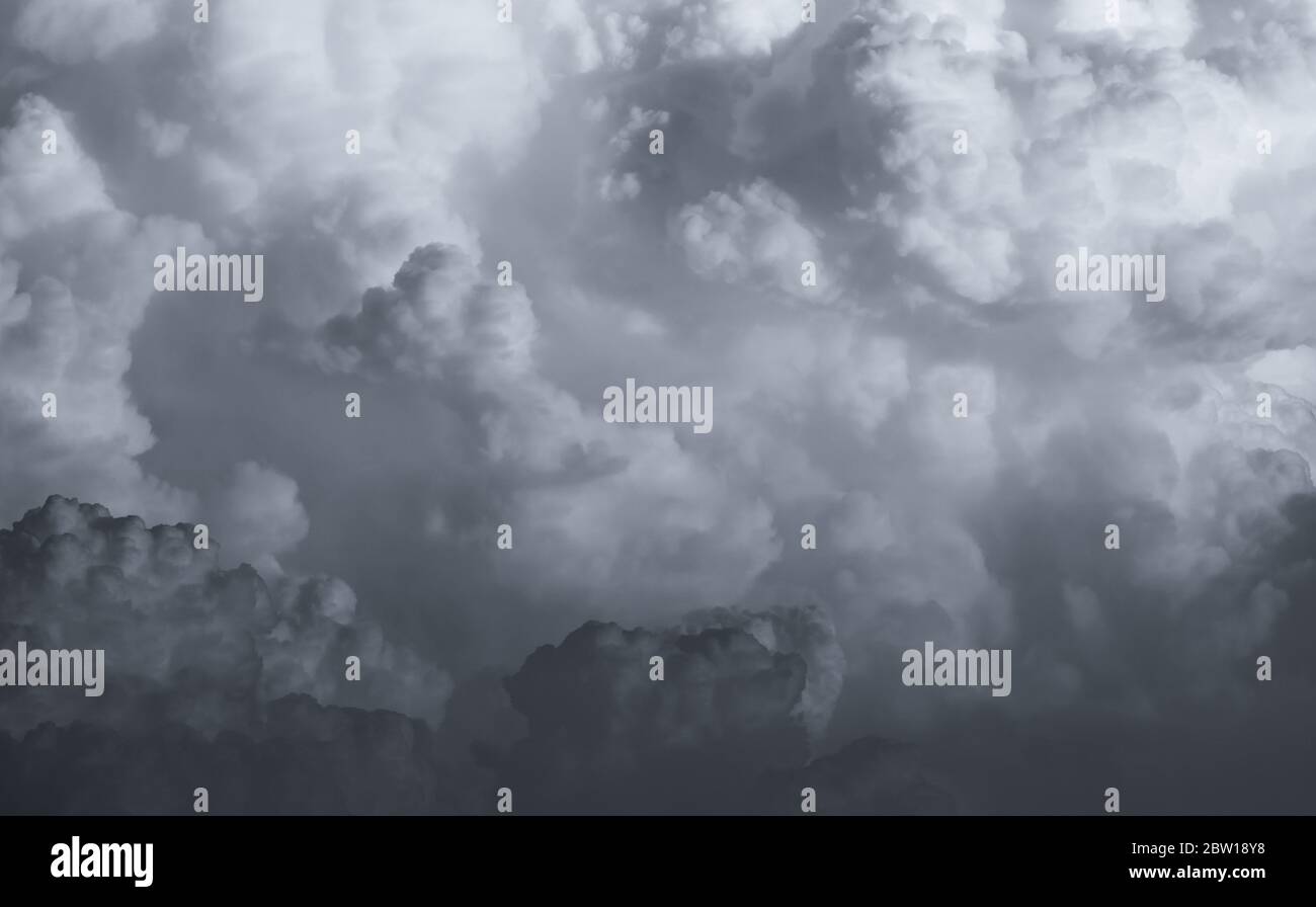 Dark dramatic sky and clouds. Background for death and sad concept ...