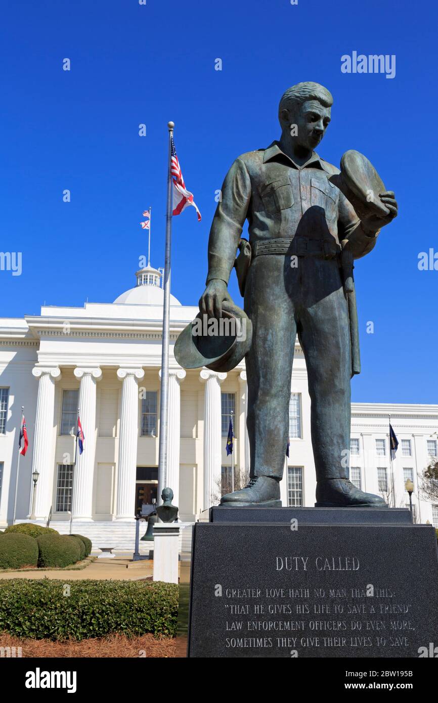 Law Enforcement Memorial, Alabama State Capitol, Montgomery, Alabama ...