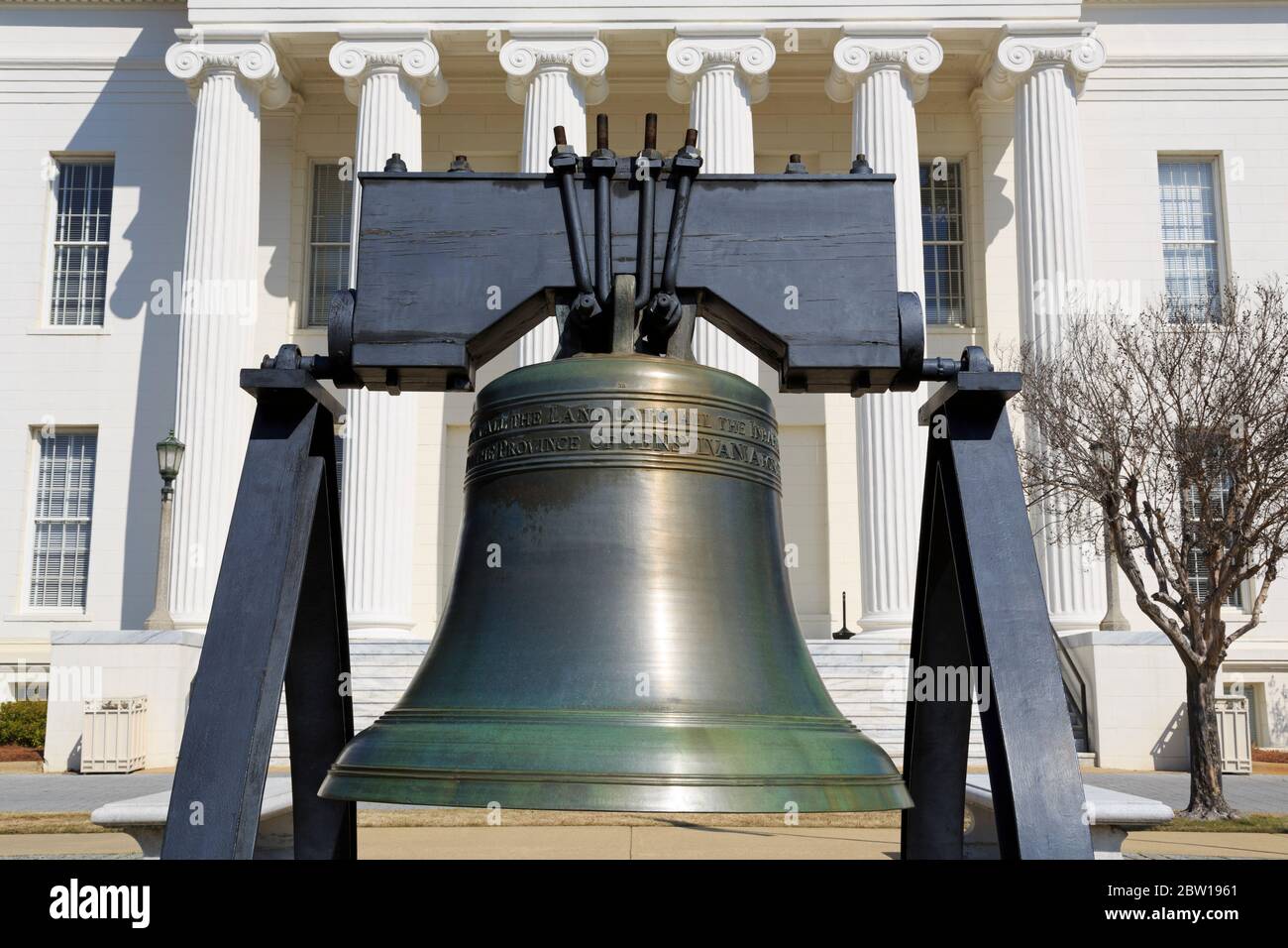 Liberty Bell at the Alabama State Capitol, Montgomery, Alabama, USA ...