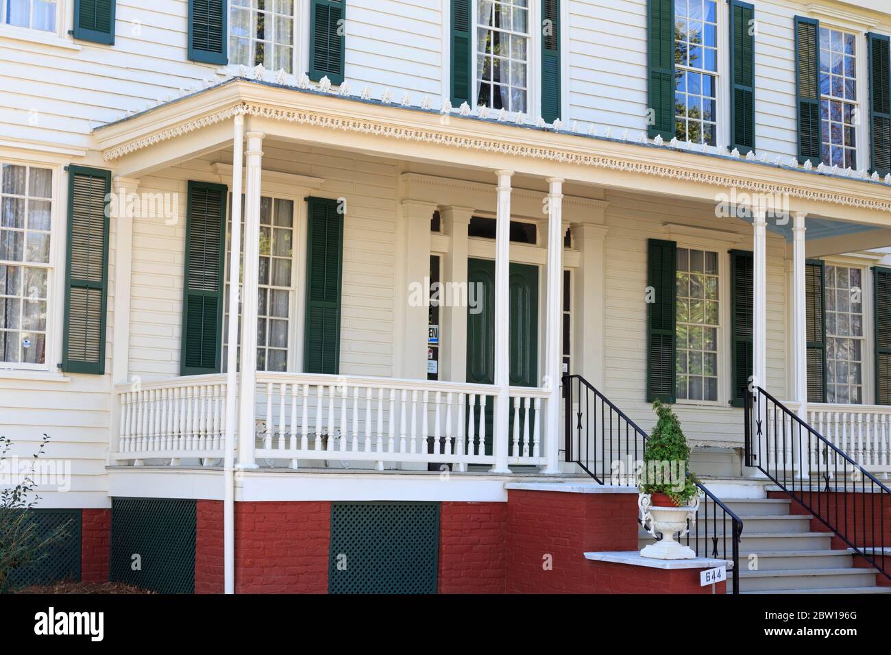 First White House of the Confederacy, Montgomery, Alabama, USA Stock ...