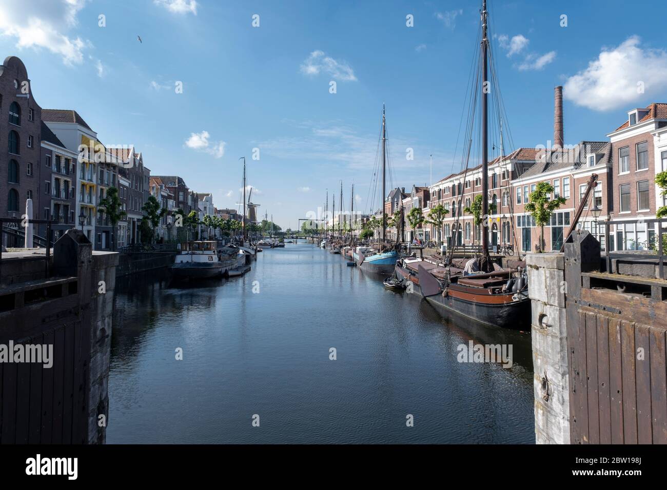 The historic Delfshaven area of Rotterdam, The Netherlands Stock Photo ...