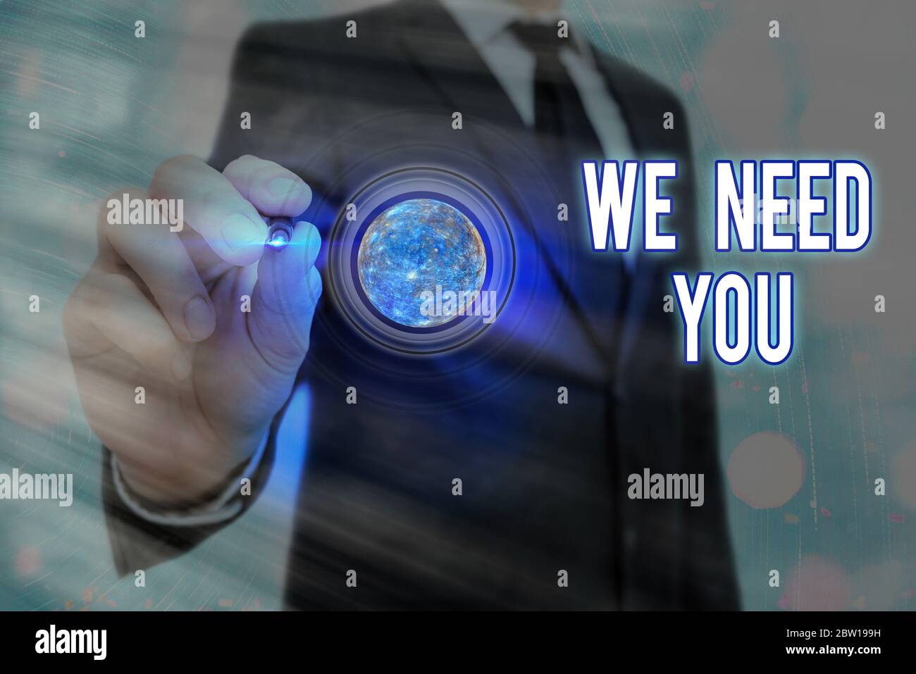 Word writing text We Need You. Business photo showcasing asking someone ...