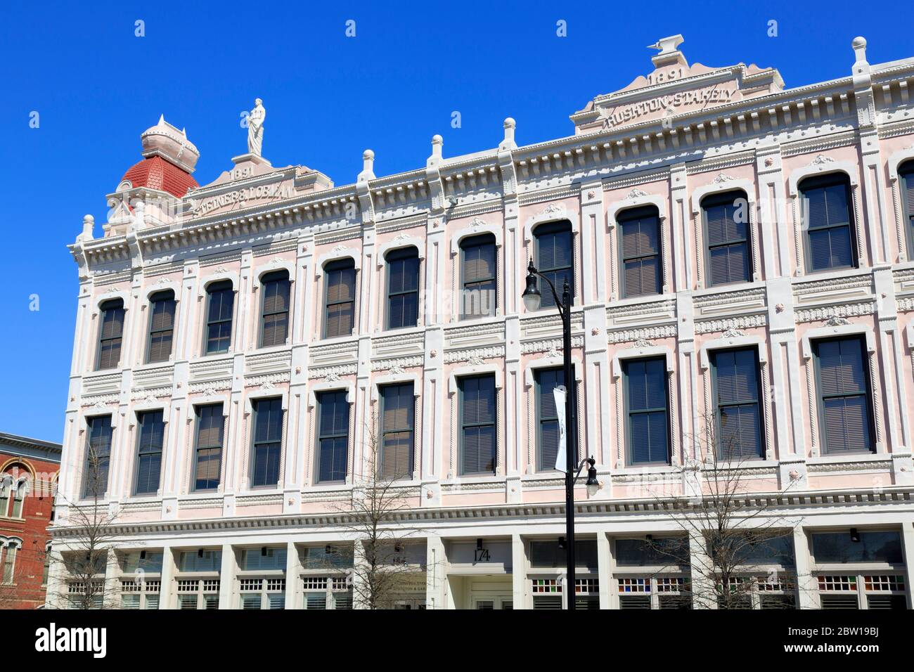 Historic building, Commerce Street, Montgomery, Alabama, USA Stock ...