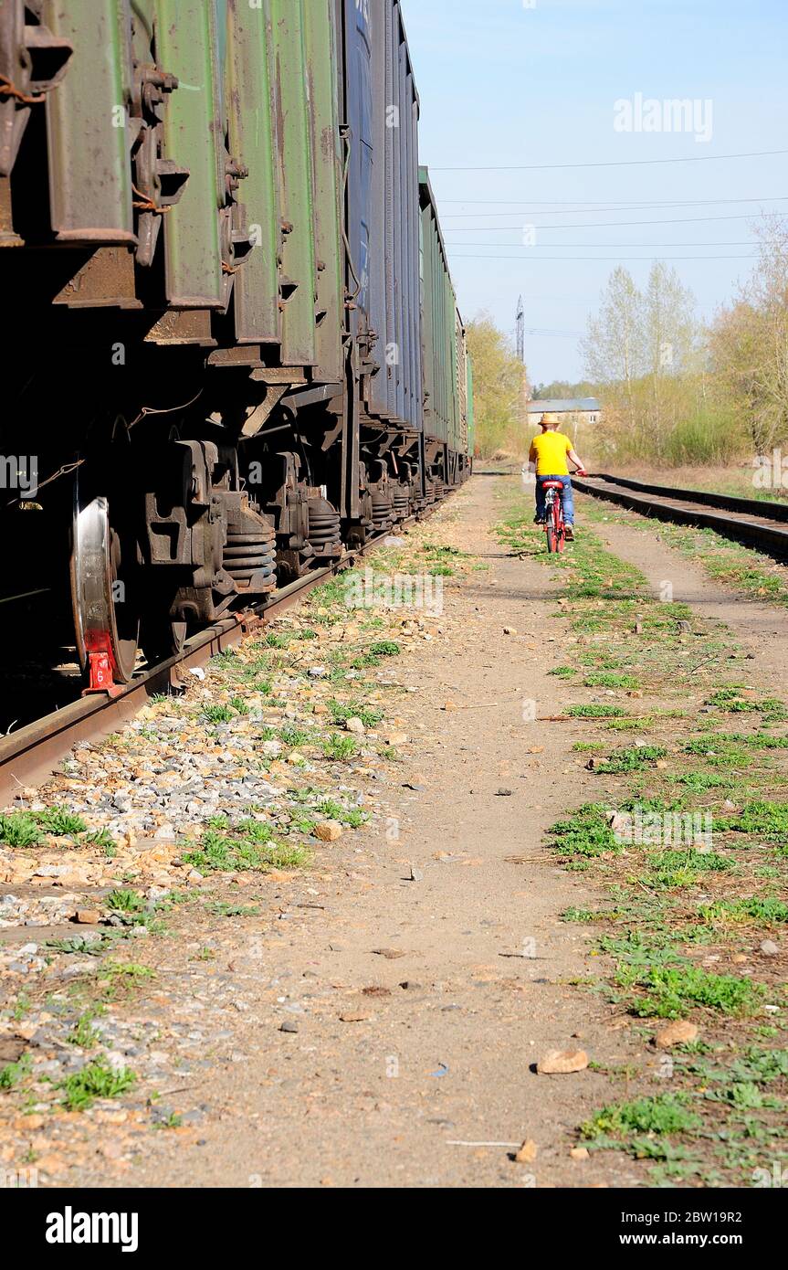 Dirty rail cars hi-res stock photography and images - Alamy