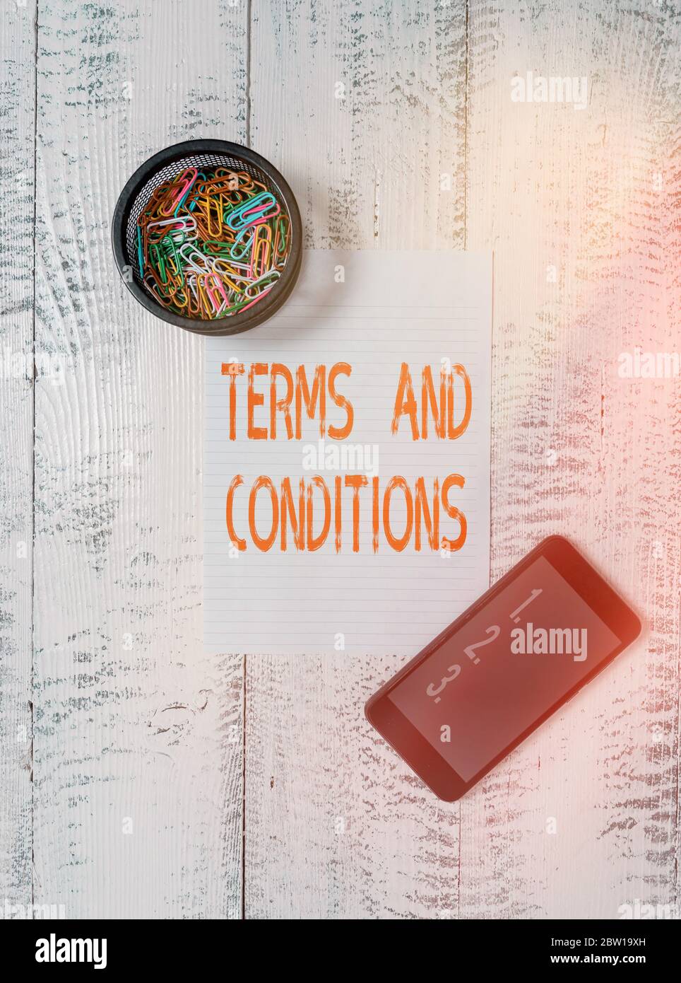 Handwriting text writing Terms And Conditions. Conceptual photo rules ...