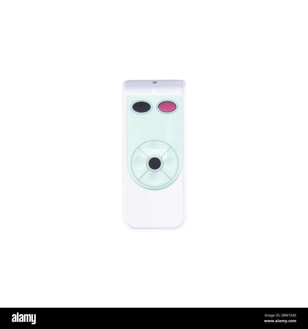 White remote controller, isolated on white background Stock Photo - Alamy