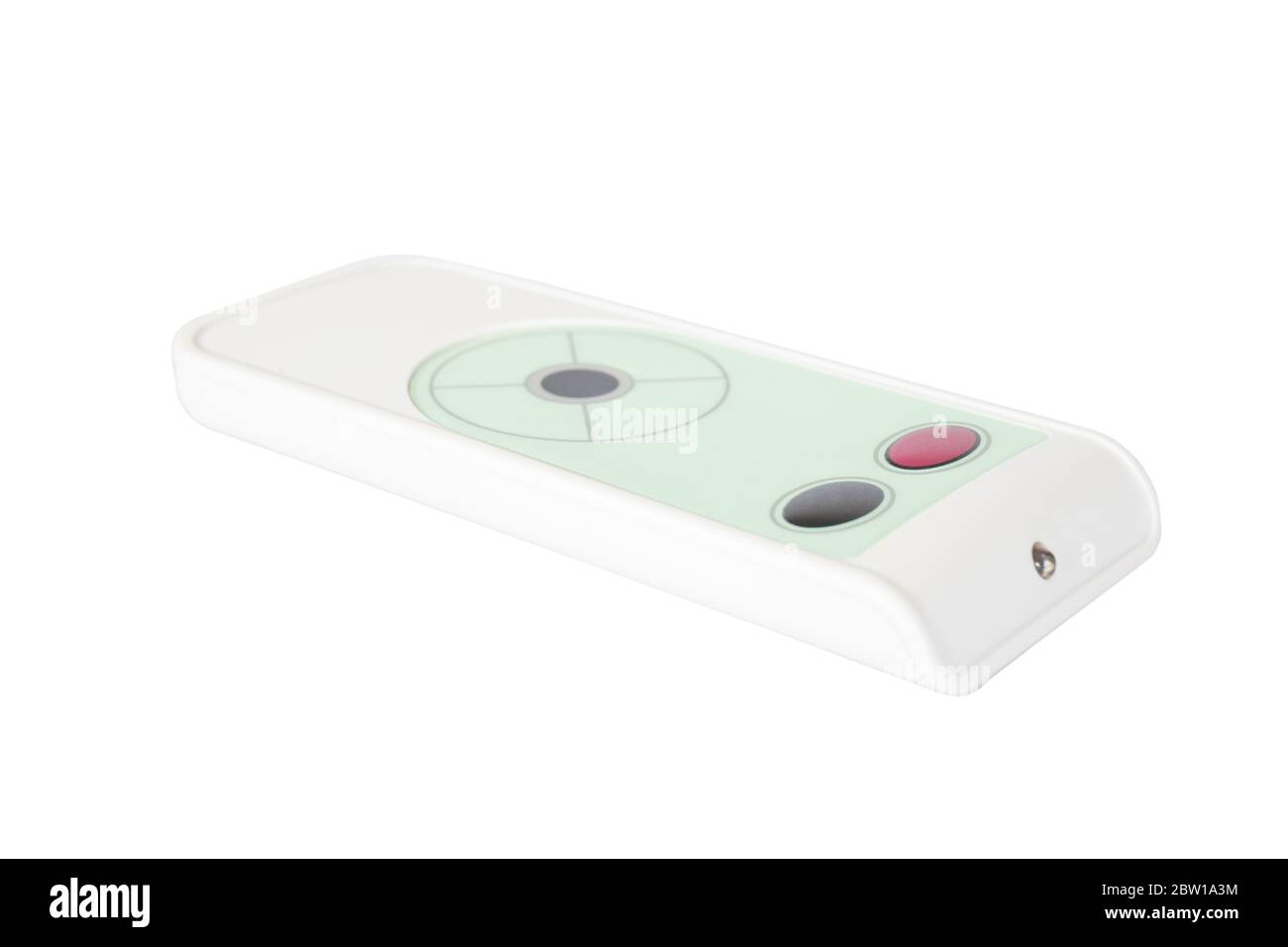 White remote controller, isolated on white background Stock Photo - Alamy
