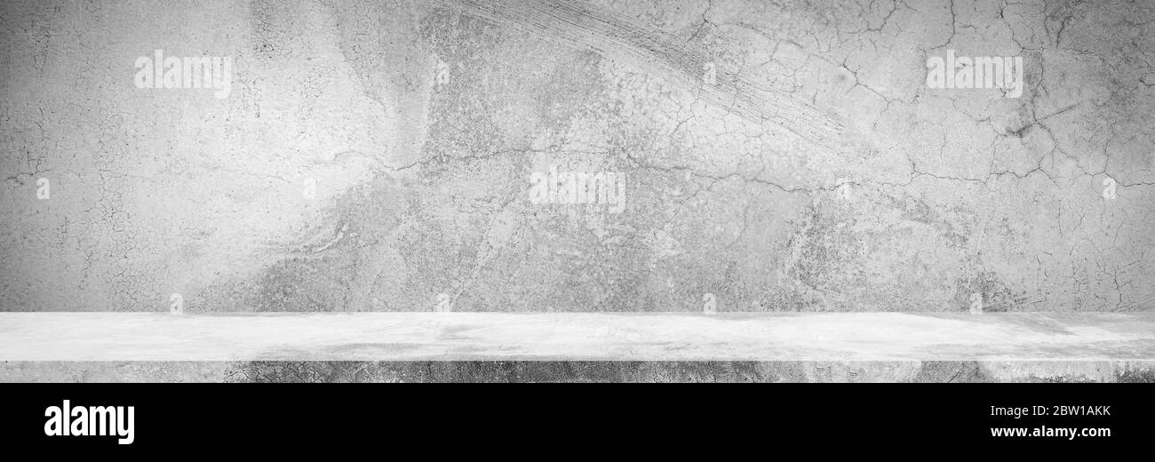 Different level of perpendicular cement wall floor, loft-style, space ...